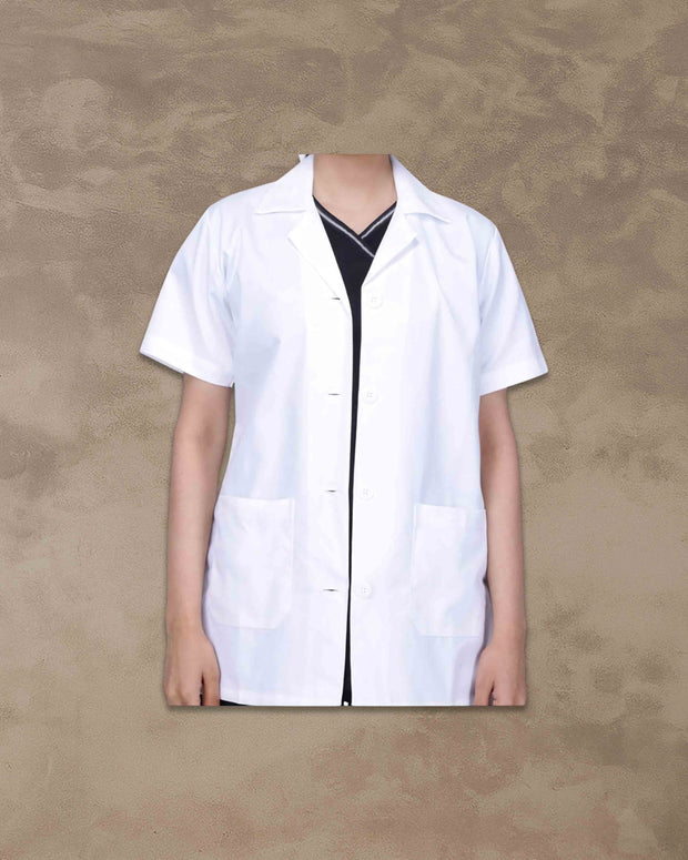 Terry Cotton Unisex Casual Style Lab Coat For Chemistry Lab & Medical ...